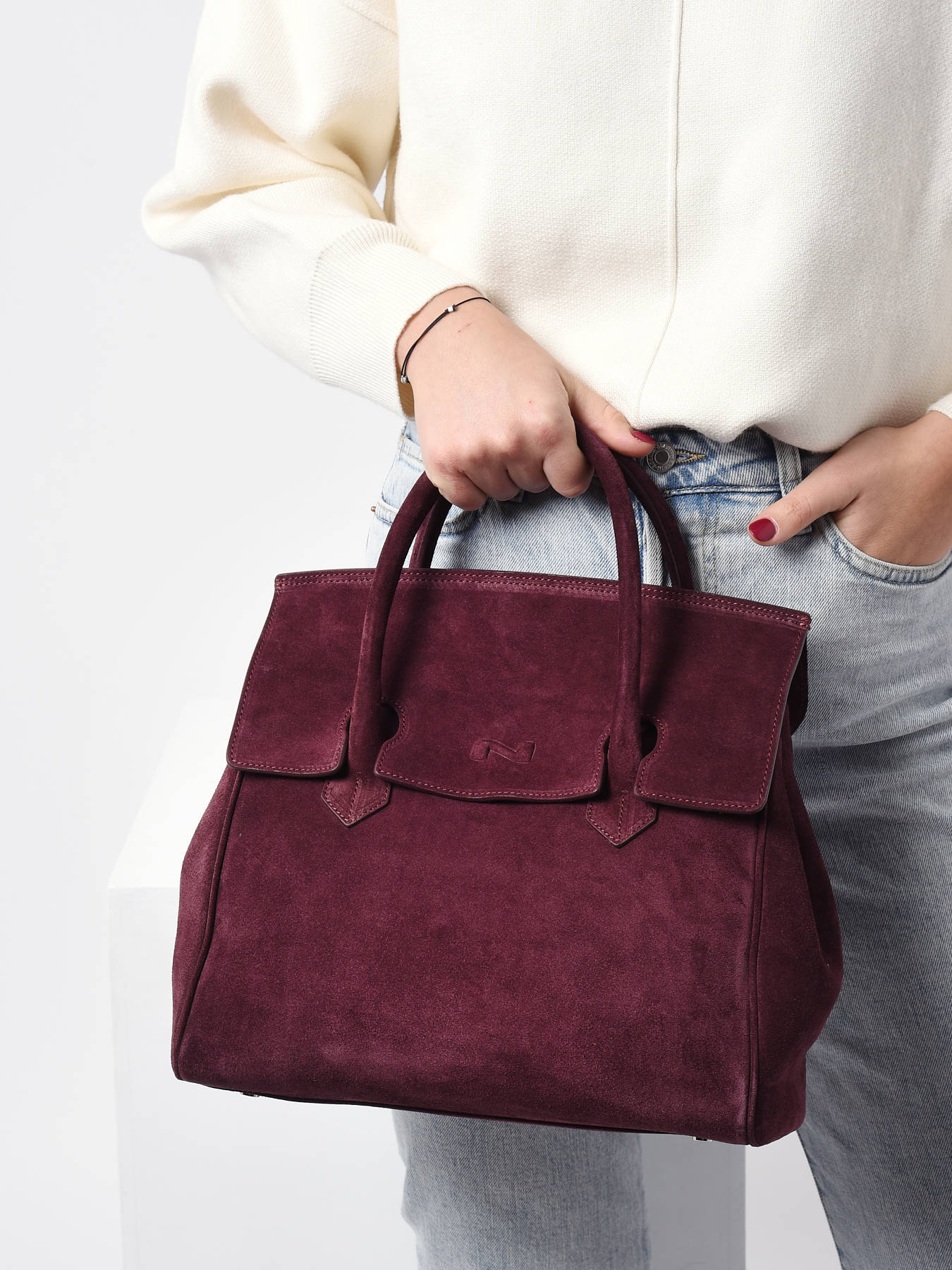 Handtassen Nathan Baume Nathan CLARA SUEDE op edisac.be